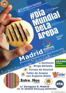 Madrid celebra el Día Mundial de la Arepa el próximo 12 de septiembre ...